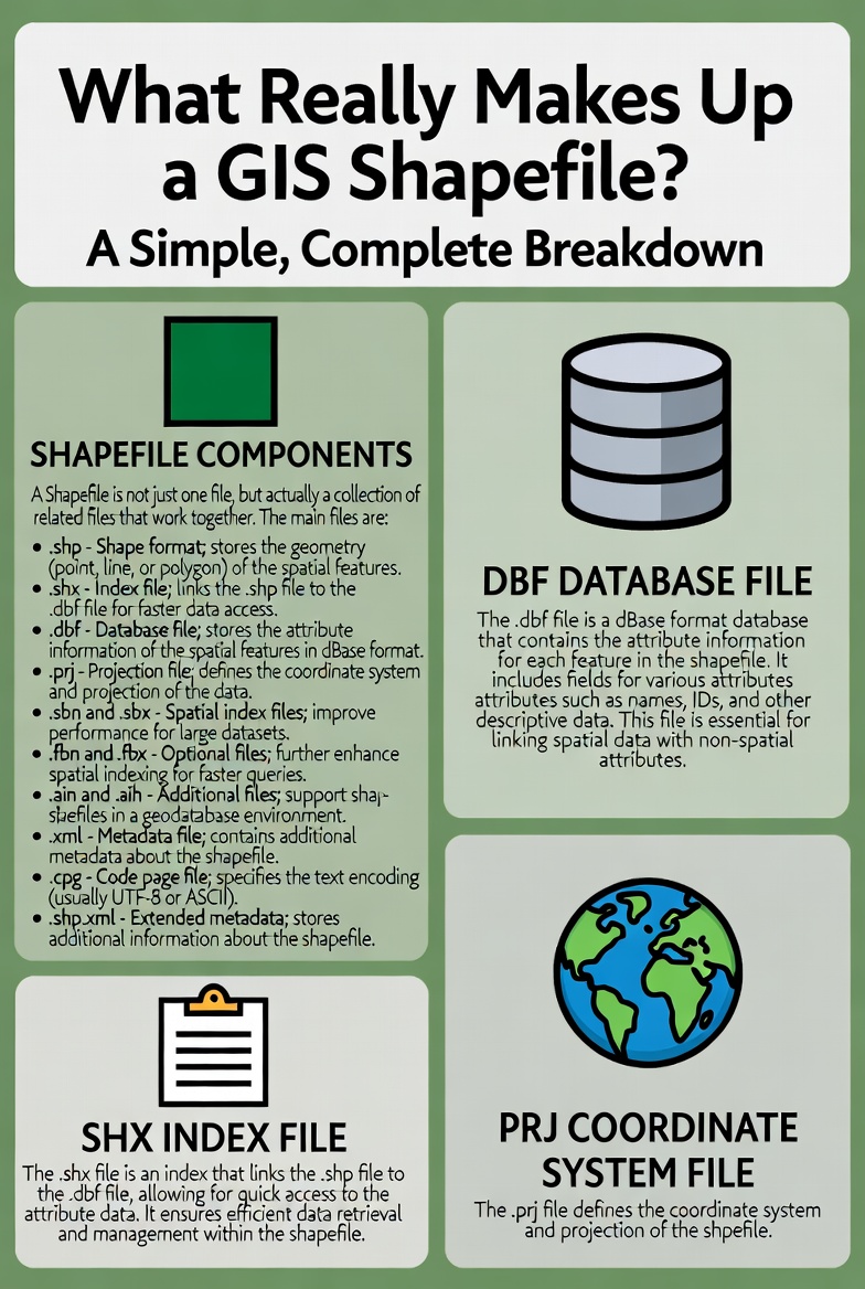What Really Makes Up a GIS Shapefile? A Simple, Complete Breakdown ...